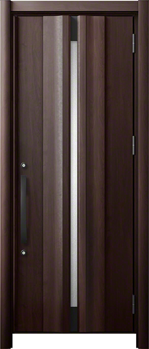 リシェント3 G13型 断熱仕様k4型(木目調) | 片開き | クリエダーク | 標準幅×標準高さ -玄関ドアならエクスショップ