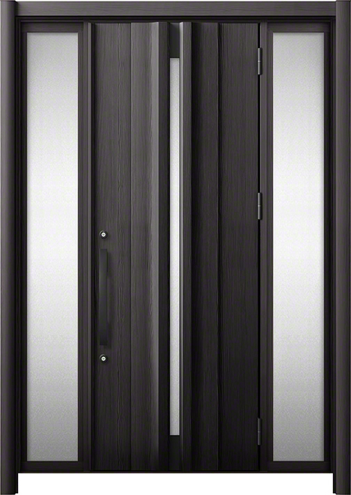 リシェント3 G13型 断熱仕様k4型(木目調) | 両袖 | トリノパイン | 標準幅×標準高さ -玄関ドアならエクスショップ