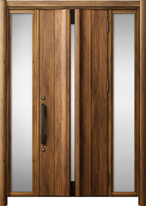リシェント玄関ドア3 G13型 断熱仕様k4仕様(セレクト色) | 両袖 | チーク | 標準幅×標準高さ -玄関ドアならエクスショップ