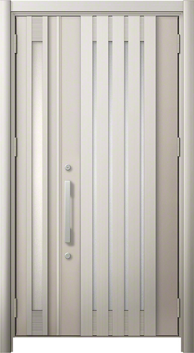 リシェント3 M27型 断熱仕様k4型(アルミ色) | 親子 | シャイングレー | 標準幅×標準高さ -玄関ドアならエクスショップ