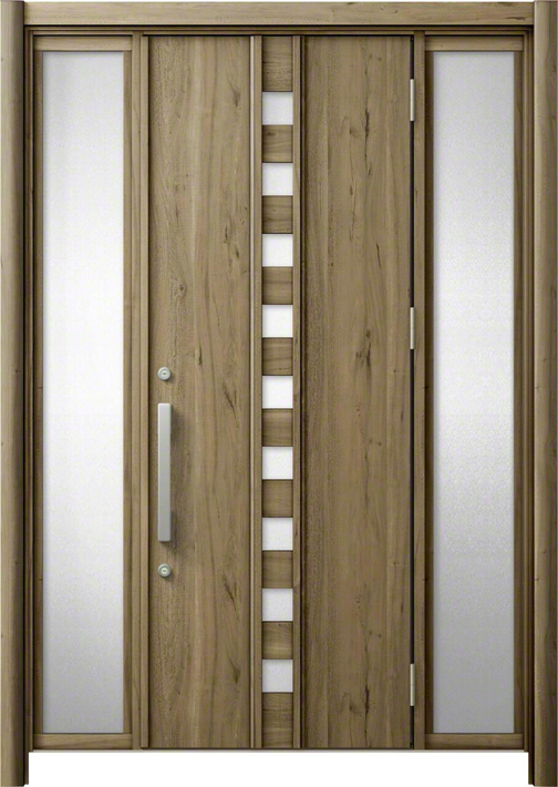 リシェント3 M28型 断熱仕様k4型(セレクト色) | 両袖 | ラフアンバーエルム | 標準幅×標準高さ -玄関ドアならエクスショップ