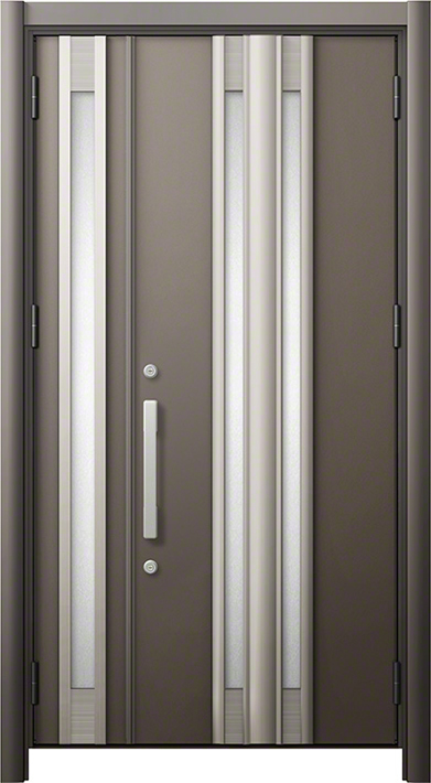 リシェント3 G77型 断熱仕様k2型(アルミ色) | 親子 | オータムブラウン | 標準幅×標準高さ -玄関ドアならエクスショップ