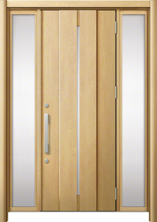 リシェント3 M12型 断熱仕様k2型(木目調) | 両袖 | クリエペール | 標準幅×標準高さ -玄関ドアならエクスショップ