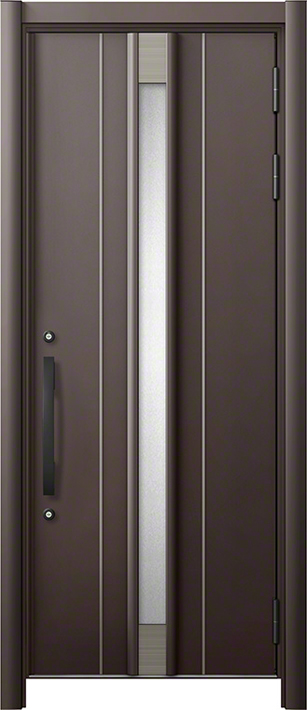 リシェント3 14N型 高断熱仕様(アルミ色) | 片開き | ビターブラウン | 標準幅×標準高さ -玄関ドアならエクスショップ