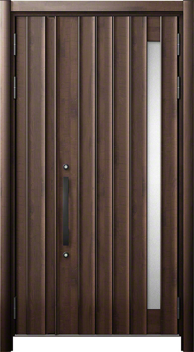 リシェント玄関ドア3 71N型 高断熱仕様(木目調) | 親子 | アンティークオーク | 標準幅×標準高さ -玄関ドアならエクスショップ