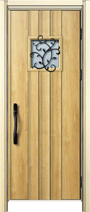 ドアリモ 断熱ドア N13 D4仕様(木目調) | 片開き | シナモンオーク | 標準幅×標準高さ -玄関ドアならエクスショップ