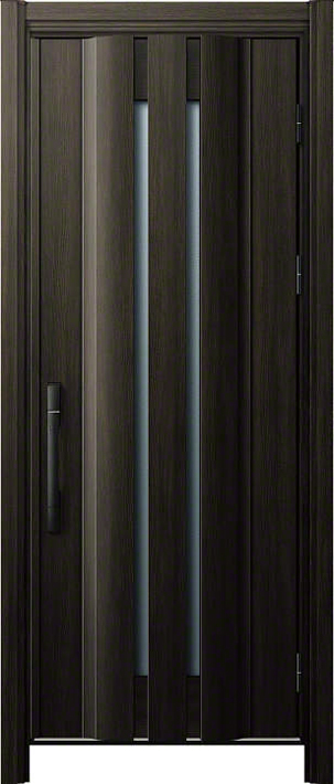 ドアリモ 断熱ドア C05 D4仕様(木目調) | 片開き | 桑炭 | 標準幅×標準高さ -玄関ドアならエクスショップ