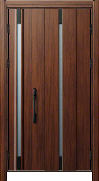 ドアリモ 玄関ドア D30 断熱ドア C08K D4仕様(木目調) | 親子 | ダージリンウォールナット(木目調) | 標準幅×標準高さ -玄関ドアならエクスショップ
