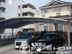 埼玉県川越市のYKKAPカーポート施工例(レイナトリプルポート 積雪～20cm対応:3689231-1)