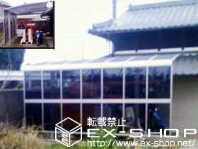 兵庫県神戸市西区のValue Selectカーポート施工例(プレシオスポート 積雪～20cm対応＋サイドパネル 51-21H:4984041-1)