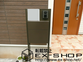 東京都練馬区のLIXIL リクシル(TOEX)機能門柱・ポスト施工例(ファンクションユニット ウィルモダン ♯11:6685469-2)