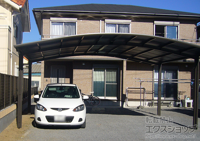 栃木県足利市のLIXIL リクシル(TOEX)フェンス・柵施工例(プリレオR9型フェンス フリーポールタイプ:14403011-2)