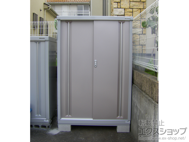 神奈川県川崎市のイナバ物置・屋外倉庫施工例(シンプリー 一般型（MJX-116DP AR）:30090431-1)