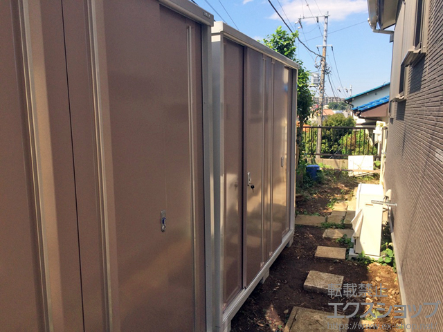 神奈川県横浜市のイナバ物置・屋外倉庫施工例(シンプリー 一般型（MJX-219E AR）:27126624-1)