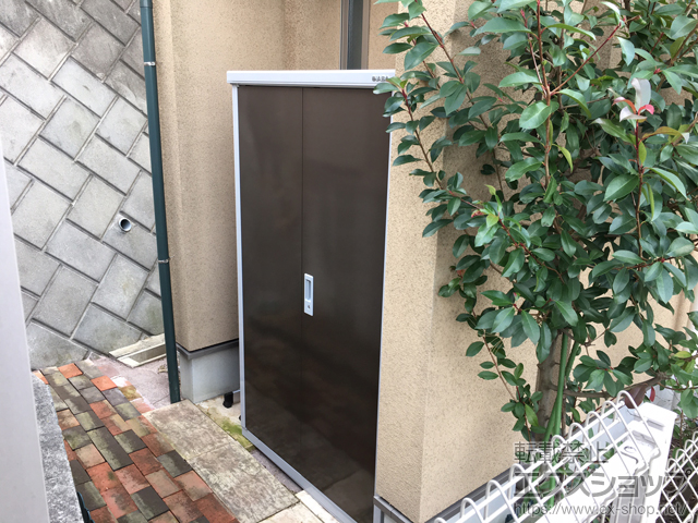 神奈川県横浜市のイナバ物置・屋外倉庫施工例(アイビーストッカー 一般型(BJX-117E-TB):37388631-1)