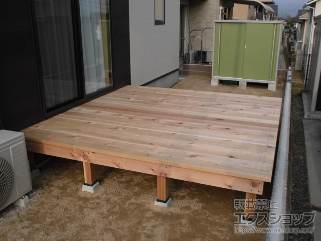 山口県周南市のイナバ物置・屋外倉庫施工例(シンプリー 一般型（MJX-179D-LG）:31784332-1)