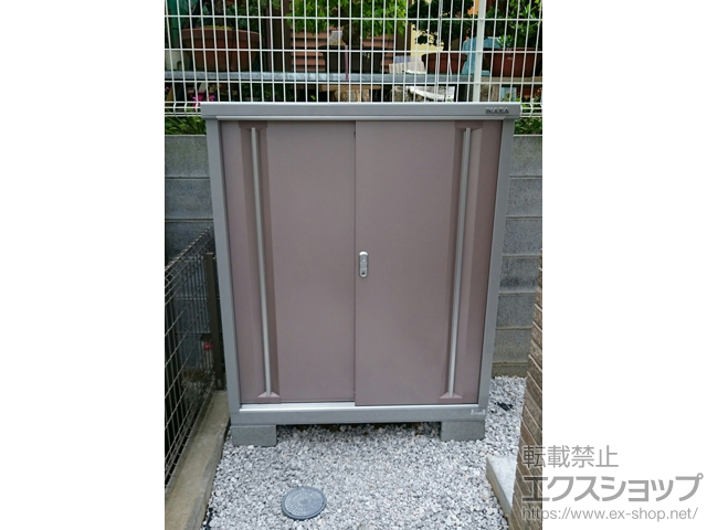 神奈川県川崎市のイナバ物置・屋外倉庫施工例(シンプリー 一般型 1100×515×1303 MJX-115C-P-AR:34378836-1)