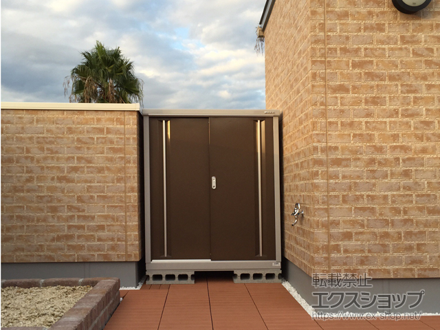 兵庫県尼崎市のイナバ物置・屋外倉庫施工例(シンプリー 一般型（MJX-117C-TB）:35910039-3)