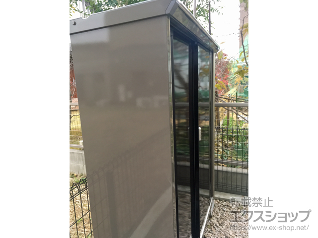 愛知県岡崎市のイナバ物置・屋外倉庫施工例(ナイソーシスター 1320×480×1603 KMW-135D-P:45756741-1)