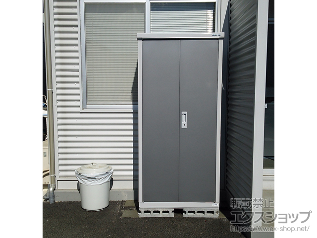 神奈川県相模原市のイナバ物置・屋外倉庫施工例(アイビーストッカー 900×515×1903 BJX-095E-PG:39026532-1)