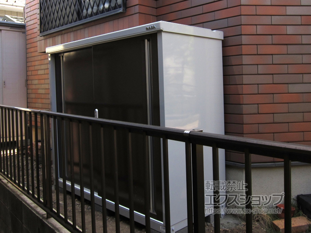 神奈川県川崎市のイナバ物置・屋外倉庫施工例(シンプリー 一般型 1520×615×1303 MJX-156C-P-TB:41201545-1)