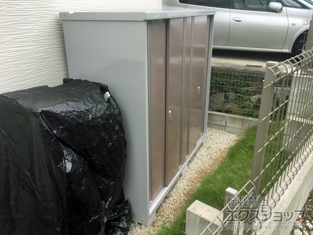 愛知県岡崎市のイナバ物置・屋外倉庫施工例(シンプリー 一般型 2160×755×1903 MJX-217E-P-AR:42937047-1)