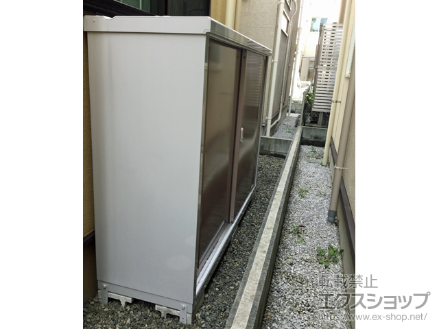 東京都世田谷区のイナバ物置・屋外倉庫施工例(シンプリー 一般型 1740×515×1303 MJX-175C-P-AR:44061249-1)