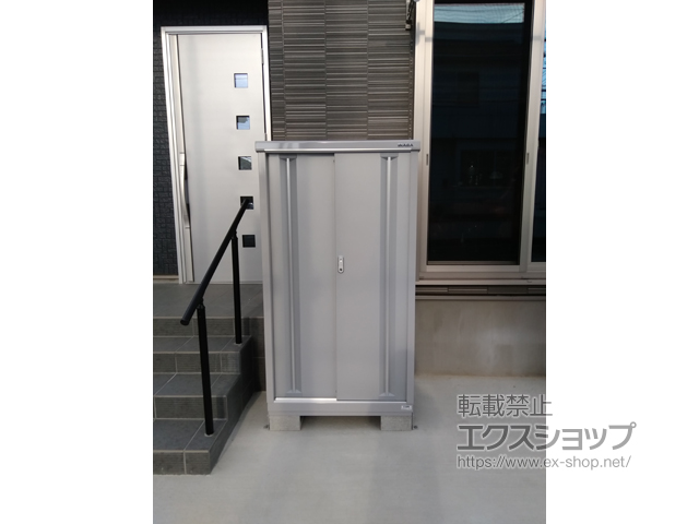 千葉県八千代市のイナバ物置・屋外倉庫施工例(シンプリー 一般型 900×755×1603 MJX-097D-P-FS:46772841-1)