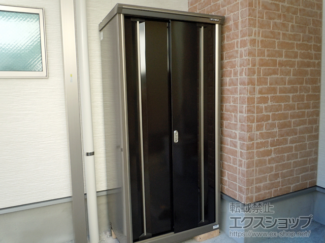 兵庫県神戸市のイナバ物置・屋外倉庫施工例(ナイソーシスター 900×580×1903 KMW-096E:54534251-1)