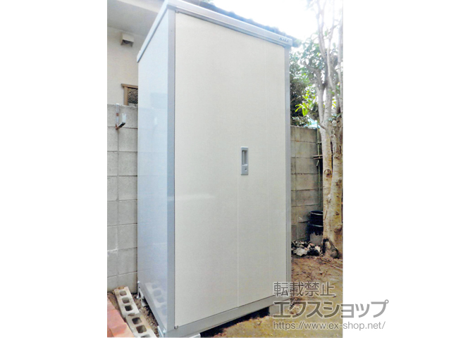 大阪府三島郡島本町のイナバ物置・屋外倉庫施工例(アイビーストッカー 900×755×1903（BJX-097E） BJX-097E-FW:54570851-1)