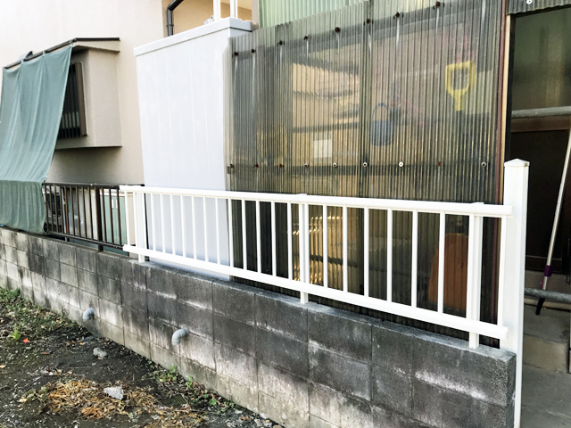 埼玉県上尾市の物置・屋外倉庫、フェンス・柵施工例(55521651)