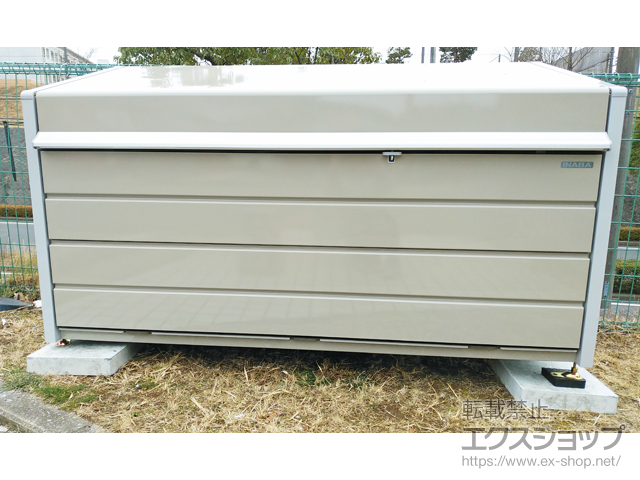 千葉県市原市のイナバゴミステーション施工例(ダストボックスミニ パネル床タイプ DBN-187P 1000L:56384451-1)