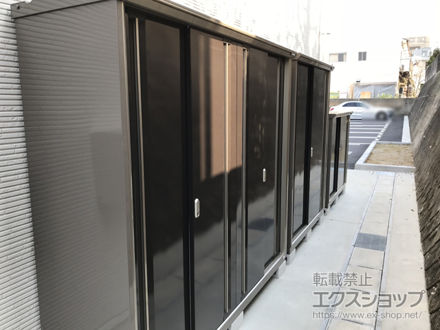 愛知県名古屋市のイナバ物置・屋外倉庫施工例(ナイソーシスター 1520×580×1303 KMW-156C:47694942-2)