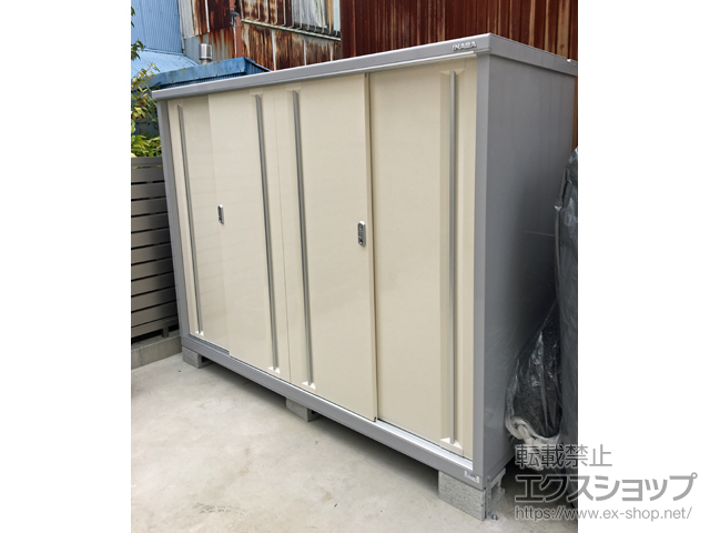 愛知県名古屋市のイナバ物置・屋外倉庫施工例(シンプリー 一般型 2160×755×1603 MJX-217D-P-FW:48220943-1)