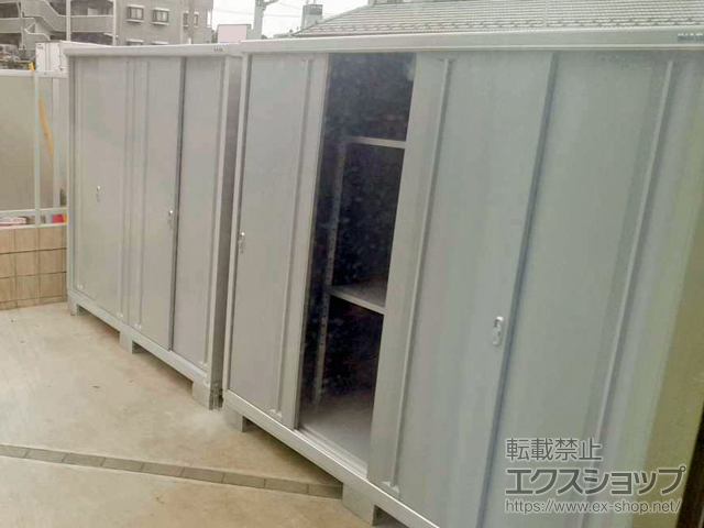 埼玉県川越市のイナバ物置・屋外倉庫施工例(シンプリー 一般型 2160×755×1903 MJX-217EP-FS:48550943-2)