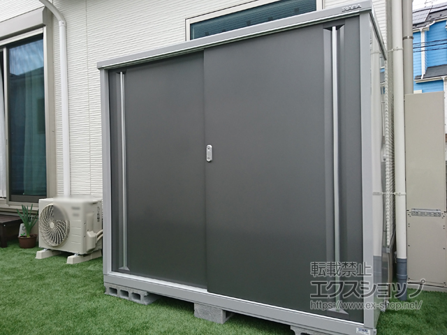 神奈川県横浜市のイナバ物置・屋外倉庫施工例(シンプリー 一般型 1740×905×1603 MJX-179D-P-PG:48684444-1)