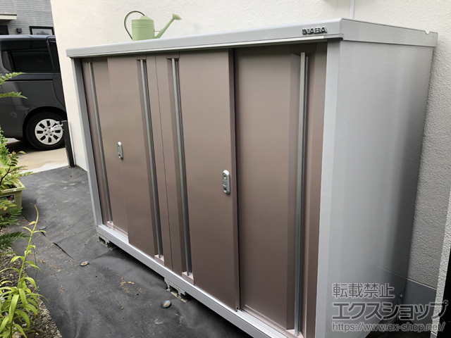 熊本県熊本市のイナバ物置・屋外倉庫施工例(シンプリー 一般型 1940×755×1303 MJX-197C-P-AR:50435456-2)