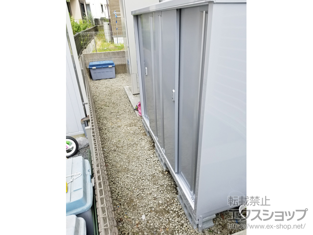 長崎県長崎市のイナバ物置・屋外倉庫施工例(シンプリー 一般型 1940×755×1603 MJX-197D-P-FS:52422058-1)