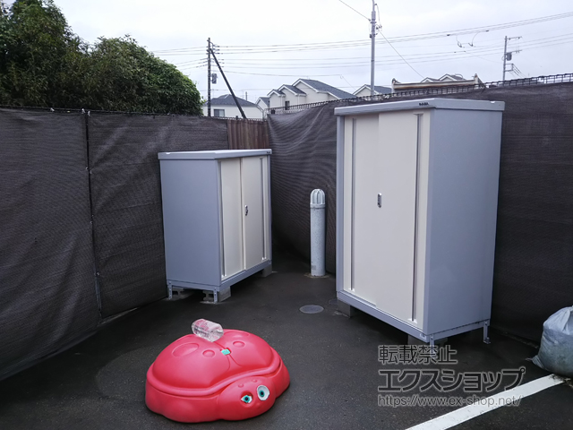 東京都調布市のイナバ物置・屋外倉庫施工例(シンプリー 一般型 1100×615×1303（MJX-116C） MJX-116C-FW:52819458-1)
