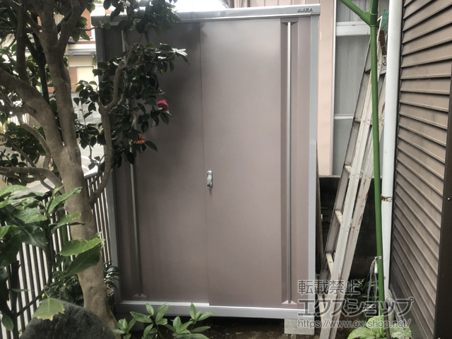 東京都八王子市のイナバ物置・屋外倉庫施工例(シンプリー 一般型 1100×515×1303（MJX-115C） MJX-115C-AR:66182861-2)