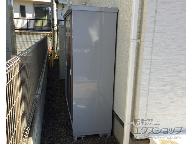 千葉県千葉市のイナバ物置・屋外倉庫施工例(シンプリー 一般型 1940×615×1903（MJX-196E） MJX-196EP-AR:67130661-1)