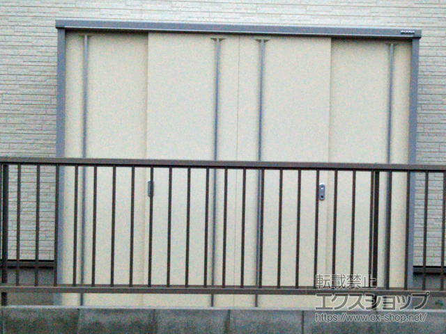 広島県福山市のイナバ物置・屋外倉庫施工例(シンプリー 一般型 2160×755×1903 MJX-217E-P-FW:67327761-1)