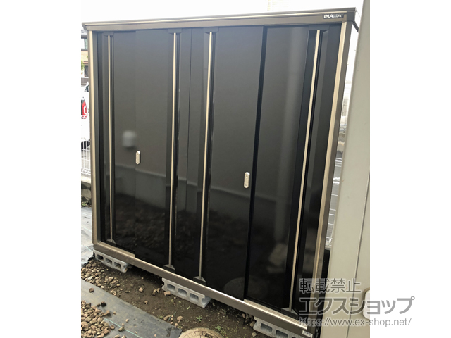 神奈川県藤沢市のイナバ物置・屋外倉庫施工例(ナイソーシスター 1940×720×1903（KMW-197E） KMW-197E:67412961-1)