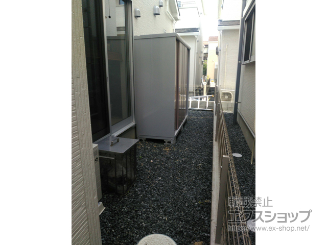 京都府木津川市のイナバ物置・屋外倉庫施工例(シンプリー 一般型 2160×755×1903（MJX-217E） MJX-217E-AR:57751452-1)