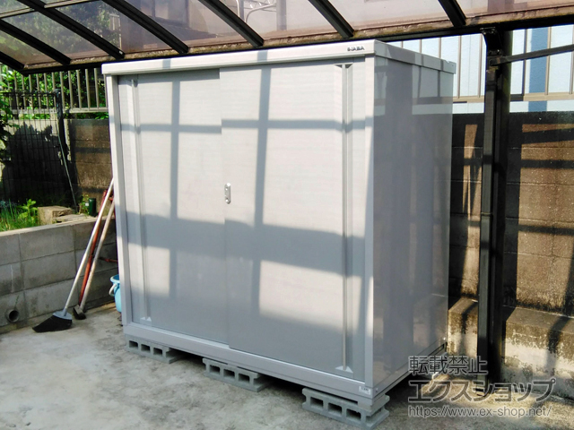 福岡県京都郡苅田町のイナバ物置・屋外倉庫施工例(シンプリー 一般型 1740×905×1603 MJX-179D-P-FS:60705865-1)