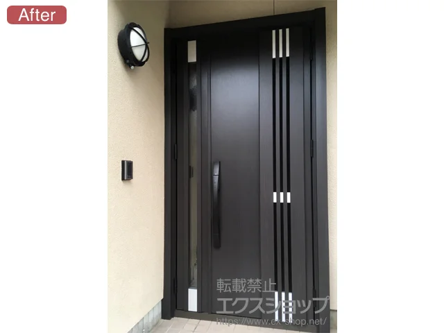 石川県金沢市のLIXIL リクシル(トステム)玄関ドア施工例 石川県金沢市のLIXIL リクシル(トステム)玄関ドア施工例