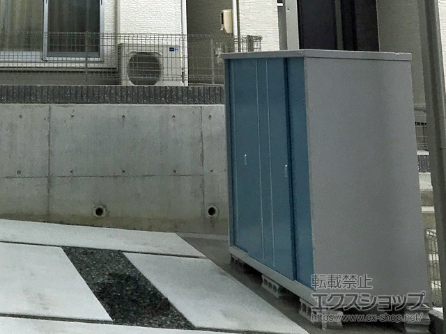 広島県広島市のイナバ物置・屋外倉庫施工例(シンプリー 一般型 2160×905×1903 MJX-219EP-AB:63198467-1)