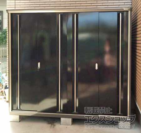 千葉県野田市のイナバ物置・屋外倉庫施工例(ナイソーシスター 2160×920×1903（KMW-219E） KMW-219E:64639069-1)