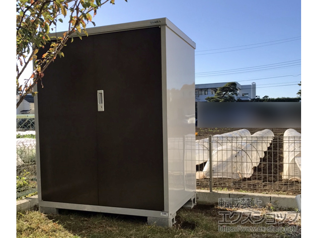 東京都立川市のイナバ物置・屋外倉庫施工例(タイヤストッカー 1320×905×1603（BJX-139DT） BJX-139DT-TB:80249581-1)