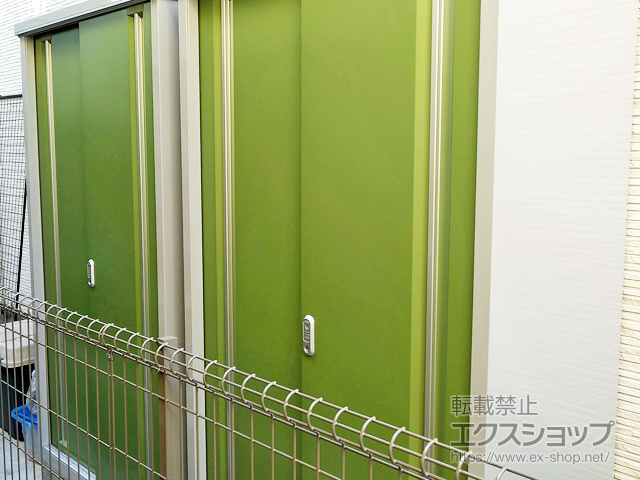 神奈川県横浜市のイナバ物置・屋外倉庫施工例(シンプリー 一般型 1100×515×1903（MJX-115E） MJX-115E-LG:80541981-1)